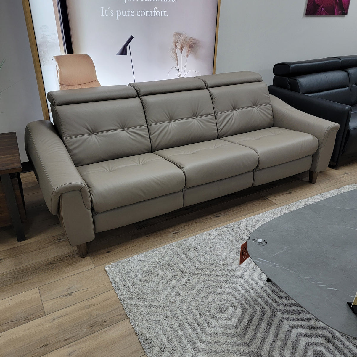 Stressless Anna {3 Seat Power Sofa} – SL Recliners